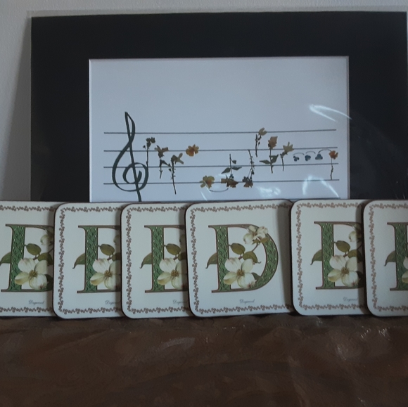 Pimpernel | Other | Letter D Coasters | Poshmark